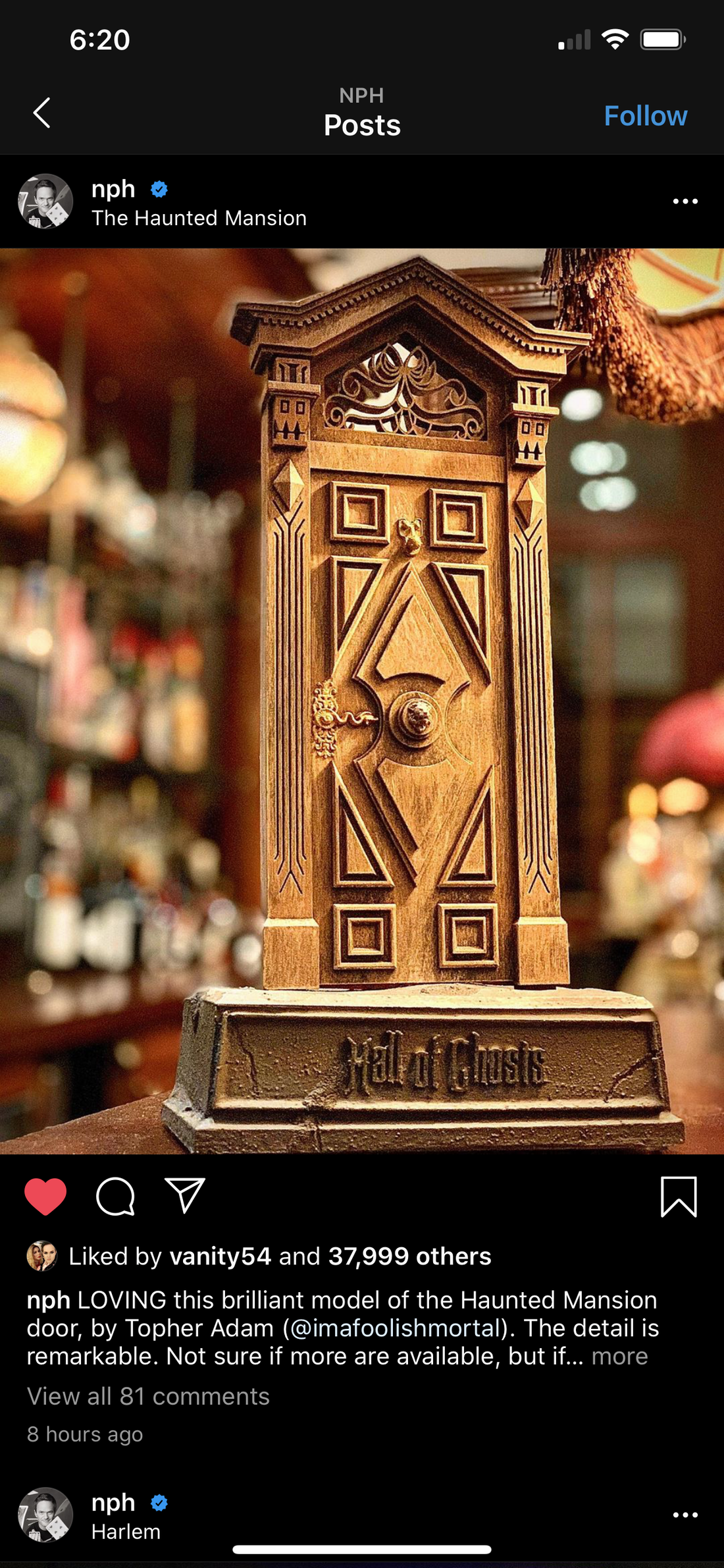 Hall of Ghosts Miniature Door Limited Edition Collectable – topheradam